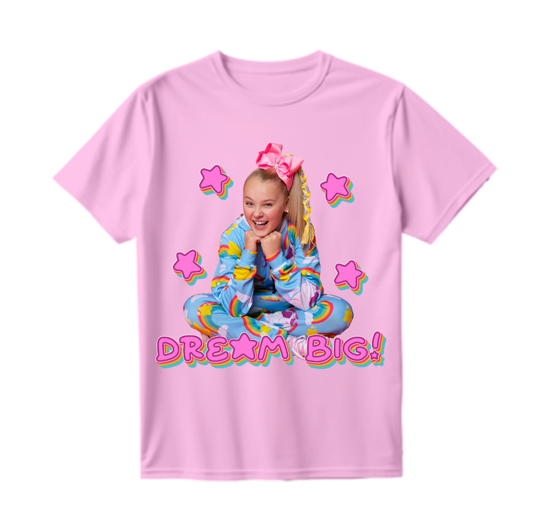 JoJo Siwa "Dream Big" Pink T-Shirt – JoJo Siwa Kids